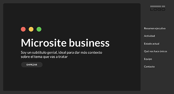 Plantillas de microsite | Genially